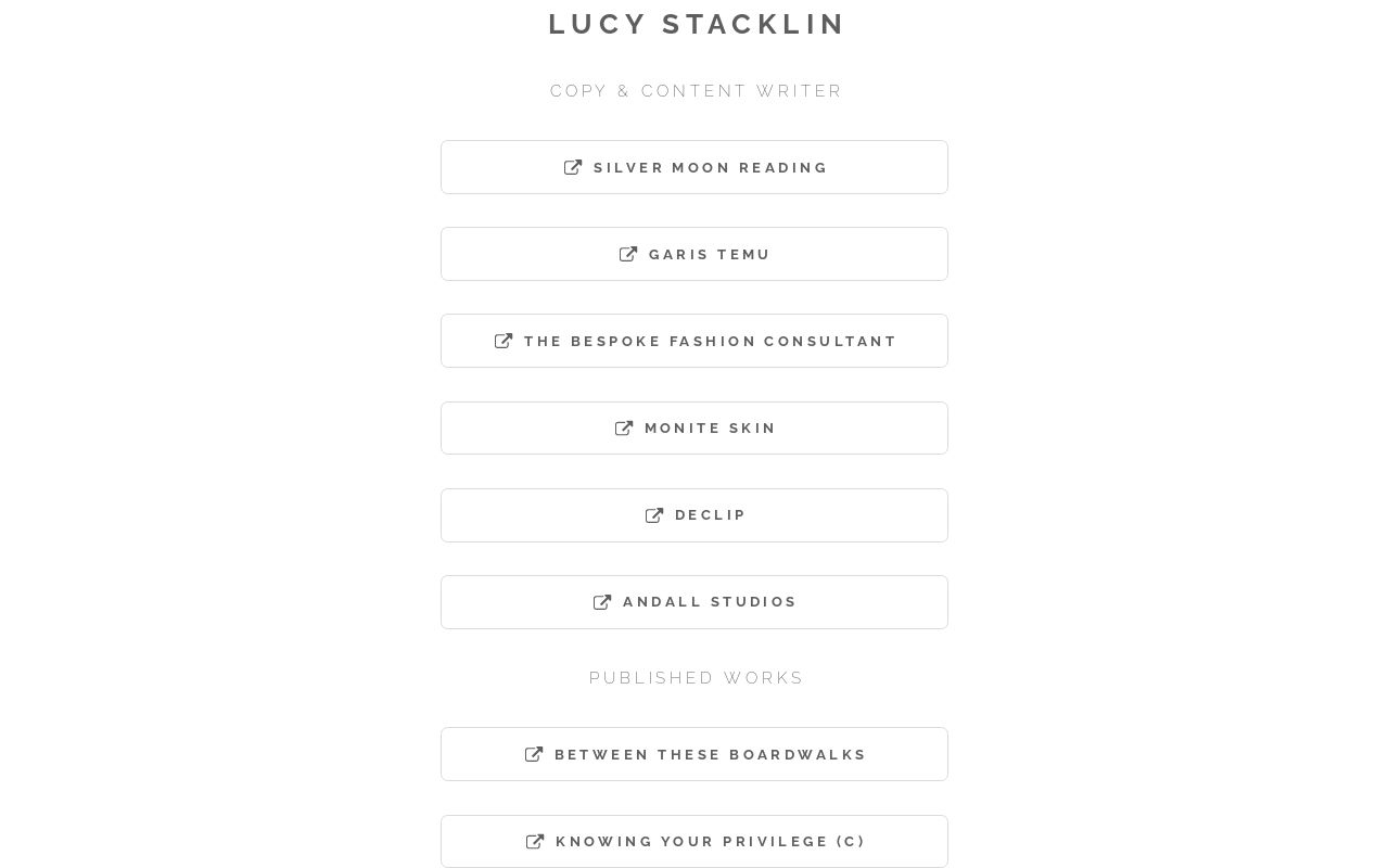 lucy stacklin's portfolio